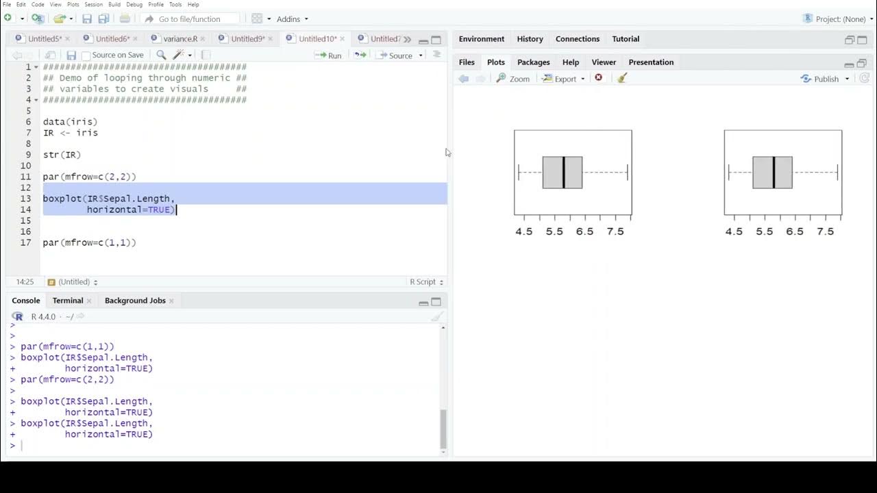 Creating Graphs for ALL numeric variables - YouTube