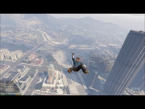 Grand Theft Auto 5 - Franklin Free Roam Gameplay (PC HD) [1080p]