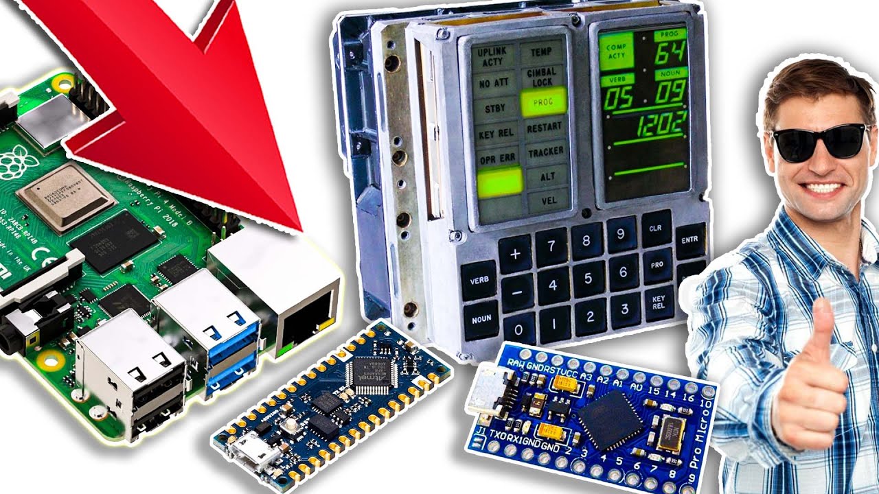 Apollo DSKY Display Works! Raspberry Pi, Arduino Nano + Arduino Pro ... Apollo DSKY Display Works! Raspberry Pi, Arduino Nano + Arduino Pro ...