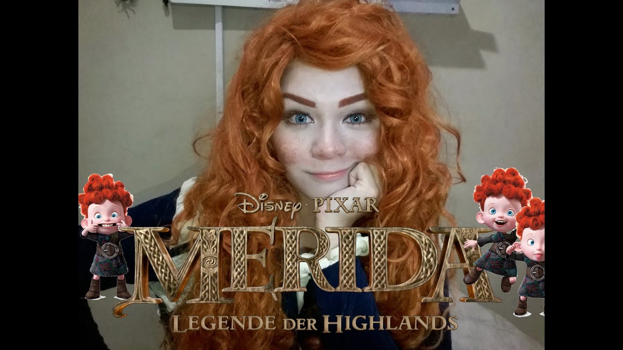 Maquiagem para cosplay ruiva Merida Valente - YouTube