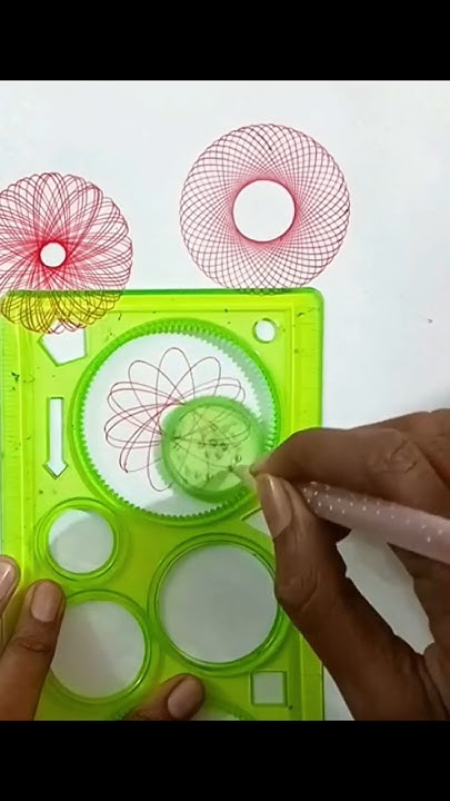 Design of Hand Circles making on paper || Spirograph || Design Spirograph tool #comment #drawing ...