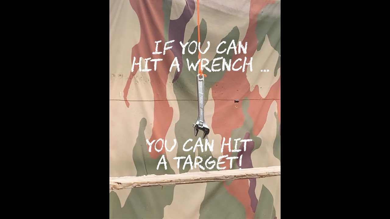 If you can hit a wrench ... you can hit a target! - YouTube
