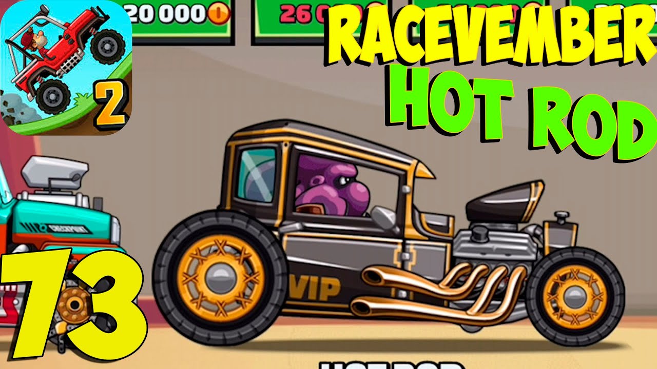 Hill Climb Racing 2 - Gameplay Walkthrough Part 73 - HOT ROD Racevember ...