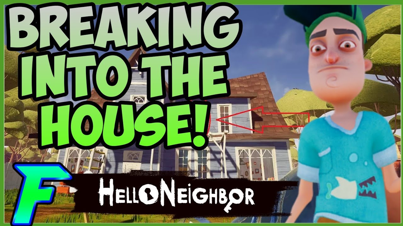 Getting in through the roof! Hello Neighbor #2 - YouTube