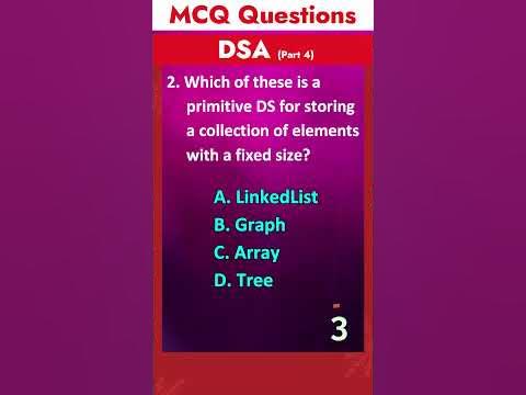 Part 4 - MCQ on Data Structures & Algorithm | DSA Interview Q&A - YouTube