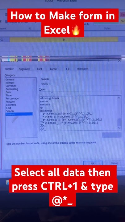 How to create form in excel #focusinguide #exceltips #tutorial #shorts #shortsvideo # ...