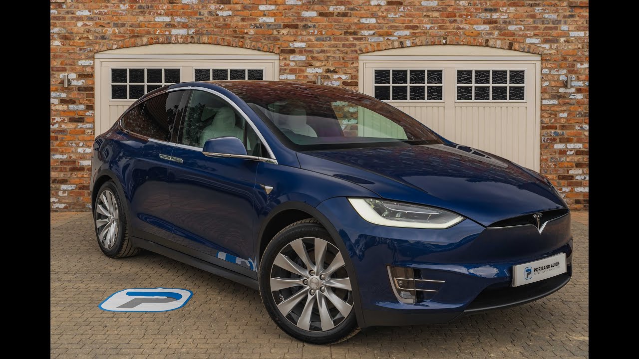 2020/70 TESLA MODEL X LONG RANGE IN DEEP BLUE METALLIC WITH CONTRASTING ...