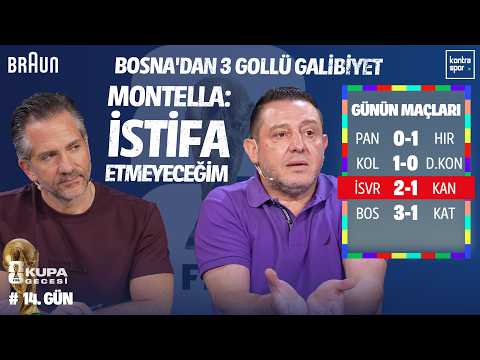 🔴 CANLI | İsviçre - Kanada, Bosna Hersek - Katar | Nihat Kahveci, Nebil Evren | Kupa Gecesi #14