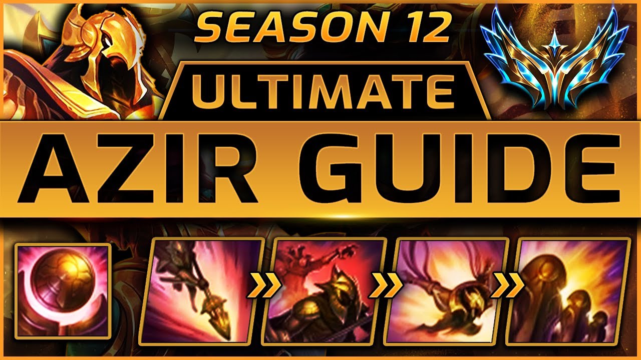AZIR ULTIMATE GUIDE Season 12 | Runes, Items, Tips, Combos, Gameplay ...