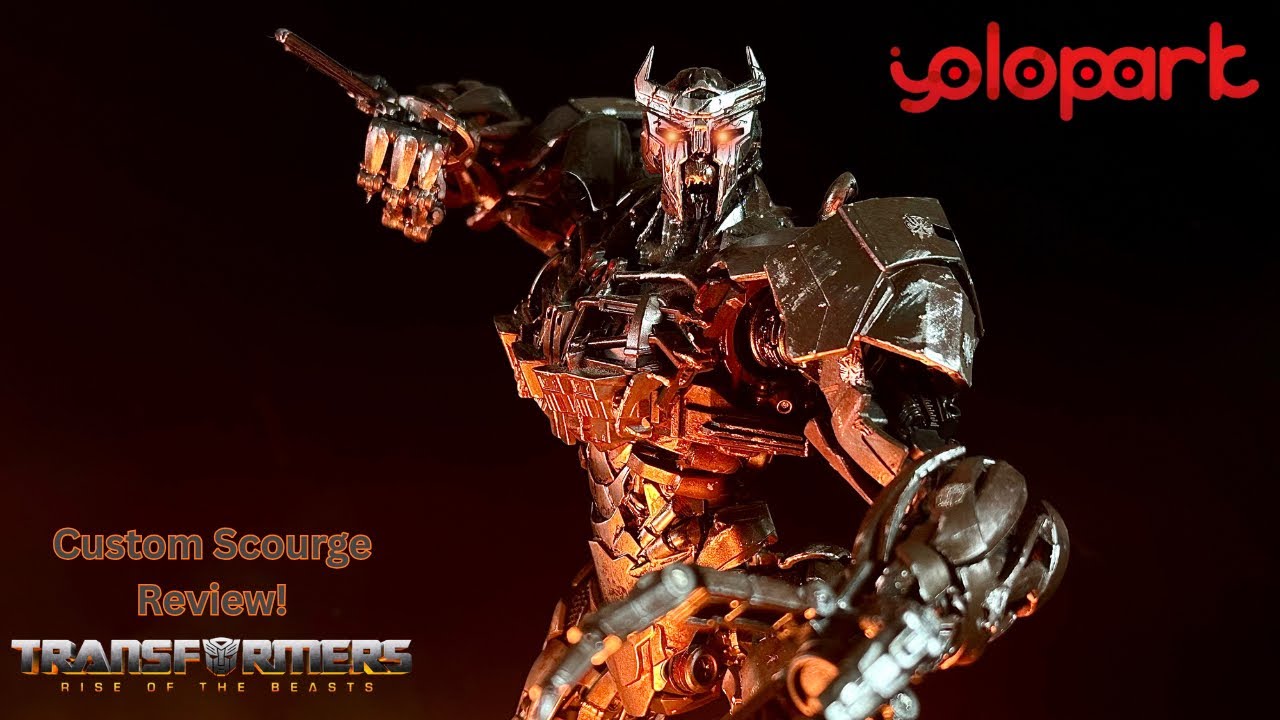 YOLOPARK Transformers ROTB Scourge Custom - YouTube