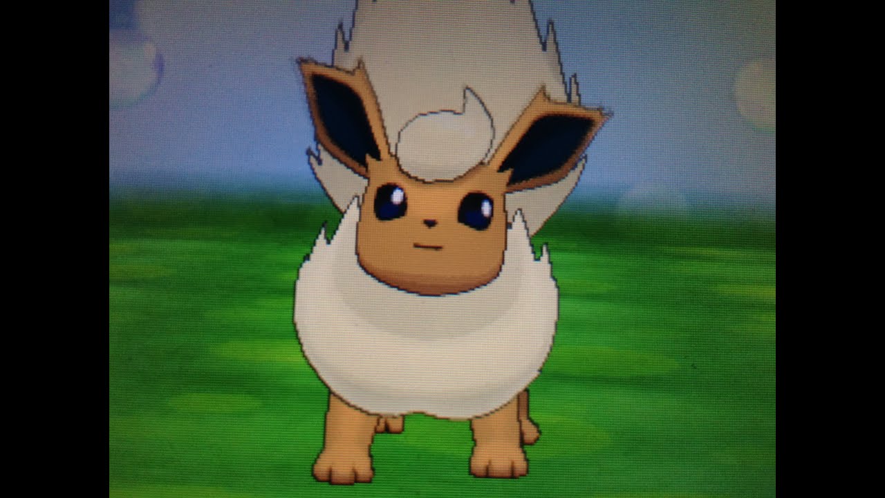 MM Shiny Eevee in 124 Eggs + Flareon Evolution (Pokemon X) - YouTube