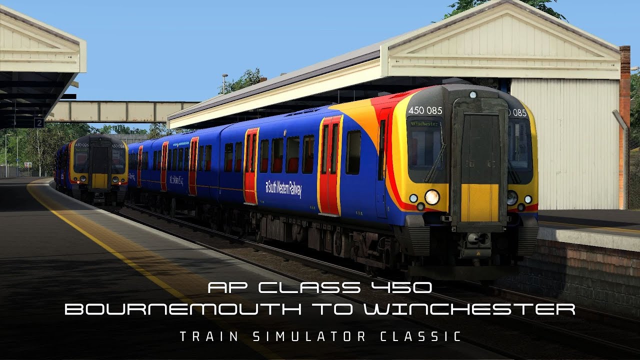 AP Class 450 - Bournemouth to Winchester Train Simulator Classic - YouTube