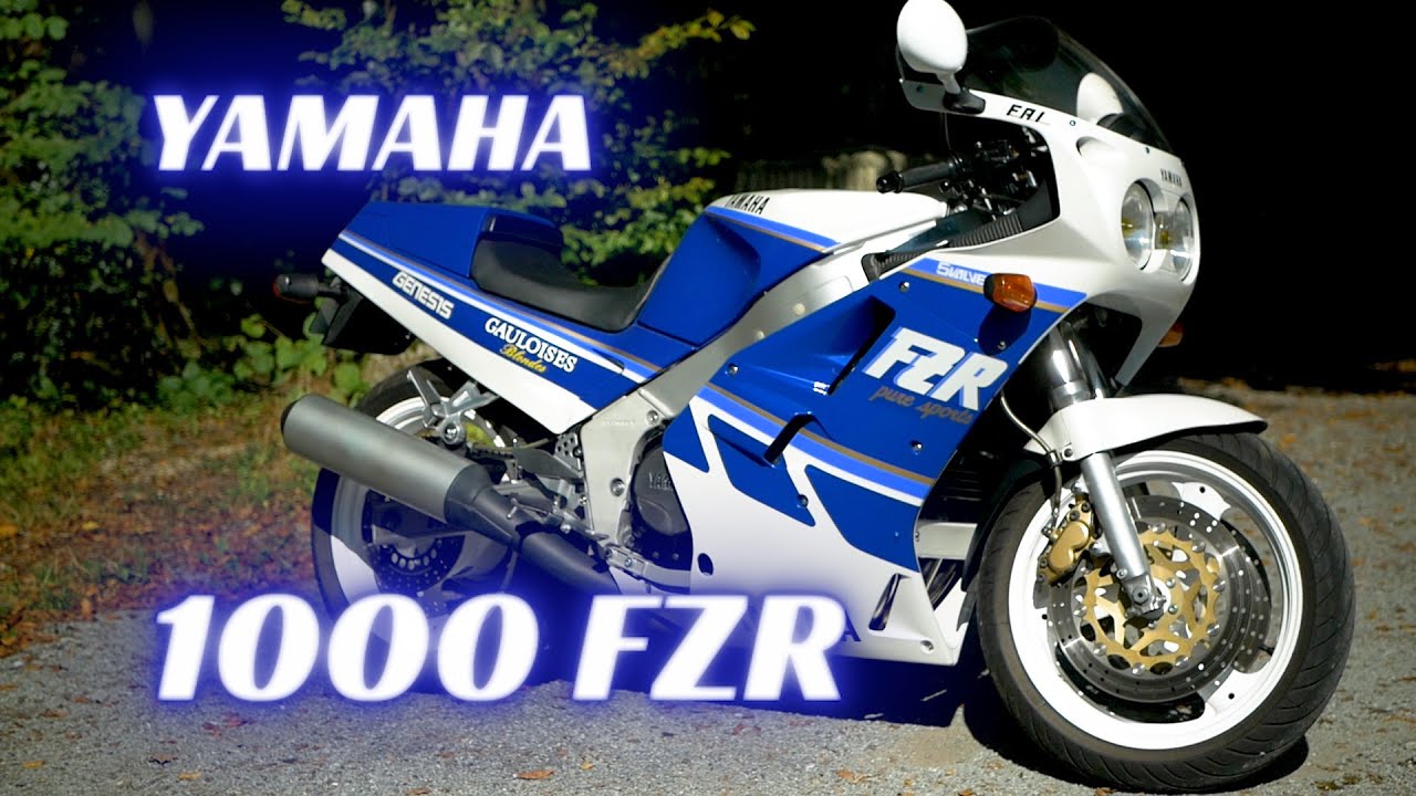 YAMAHA 1000 FZR genesis de 1987. Un modèle conservé dans un état d ...