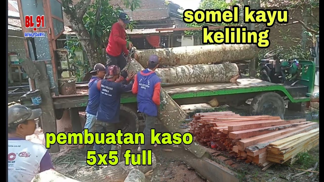 Somel kayu keliling - YouTube