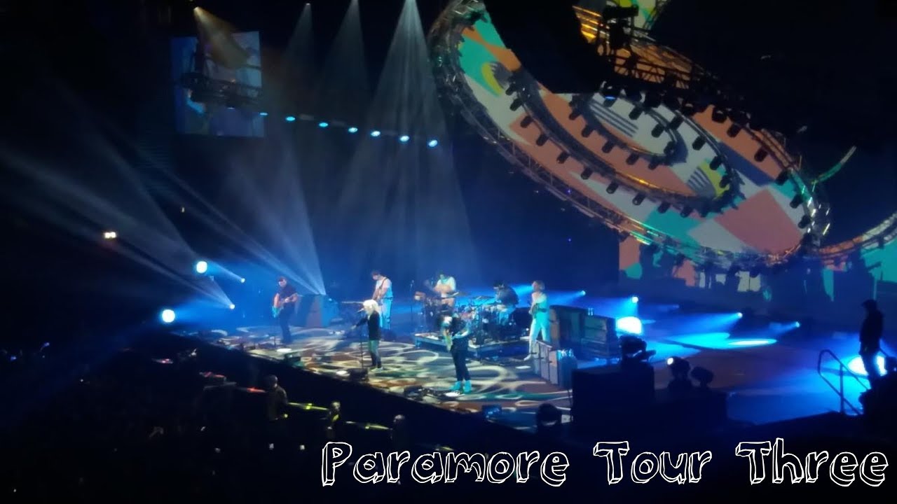 Paramore // Tour Three // MANCHESTER 19.01.18 - YouTube