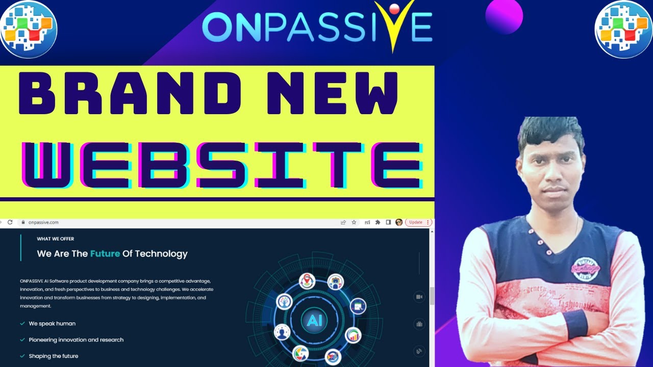 #onpassive Brand new website. খুব সুন্দর ওয়েবসাইট - YouTube