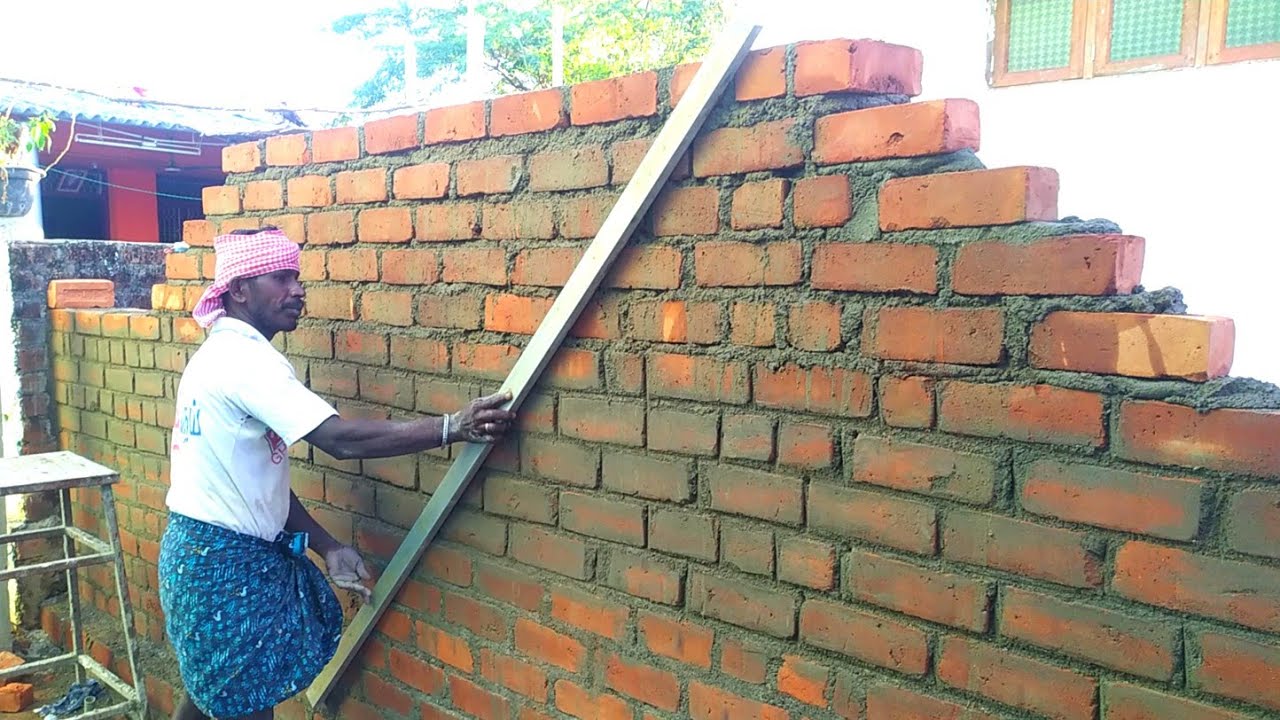 Compound Wall Construction _ 50ft House around Compound Wall ...