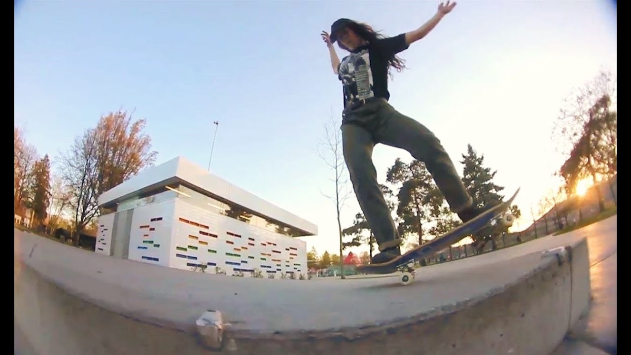 Breana Geering - Welcome To Hoopla Skateboards - YouTube