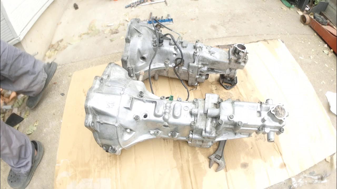 ジムニー SJ30 5速化 JA22ミッション比較 - YouTube