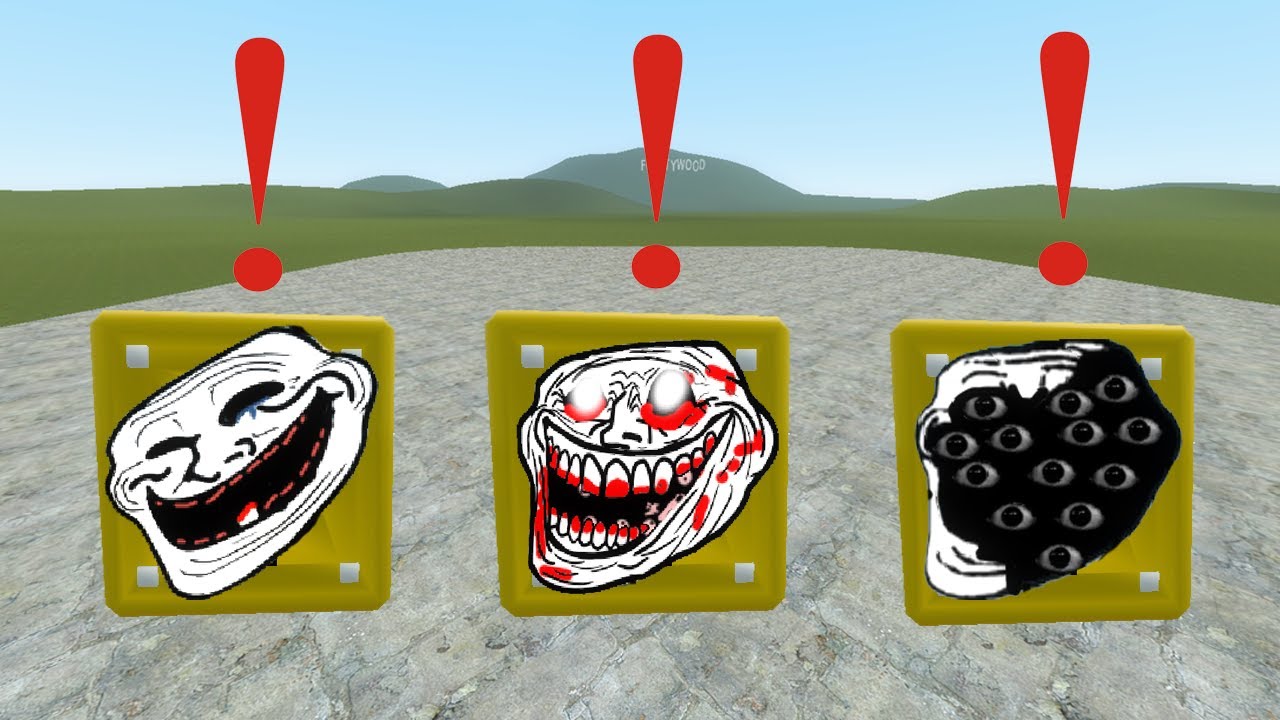 CHOOSE THE RIGHT LUCKY BLOCK Super Trollge - Garry's Mod Sandbox ...
