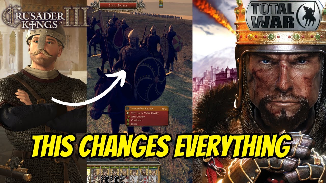 TOTAL WAR Battles in Crusader Kings 3!? | Crusader Wars | (Vycar - 1) - YouTube