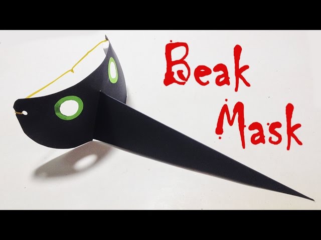 Bird Beak Mask Template