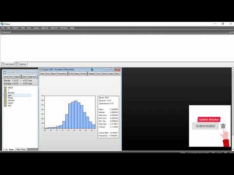 60 seconds of powerful Descriptive statistics using Eviews #Data #pay # ...