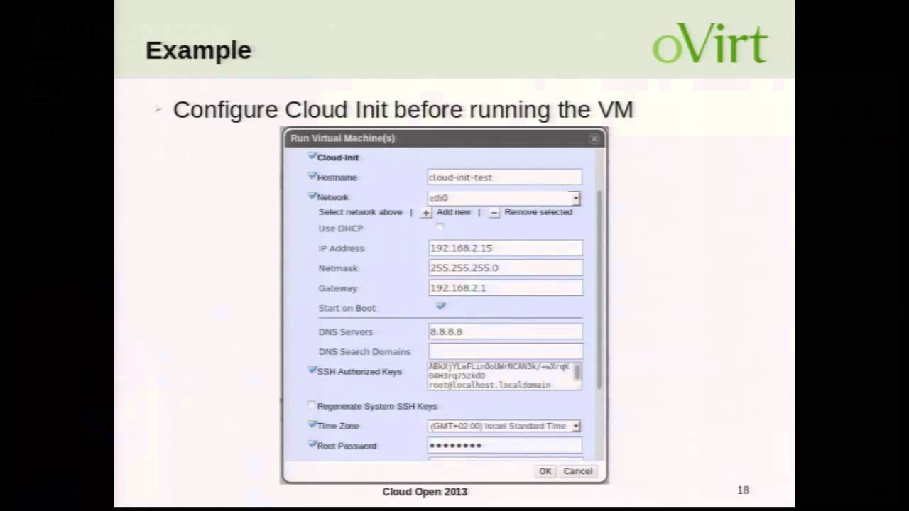 oVirt and Cloud-Init integration - Omer Frenkel, Red Hat - YouTube