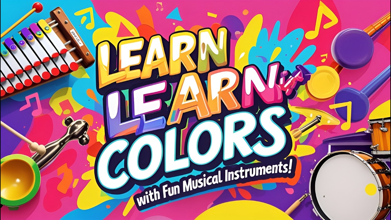 Learn Colors with Fun Musical Instruments! - YouTube