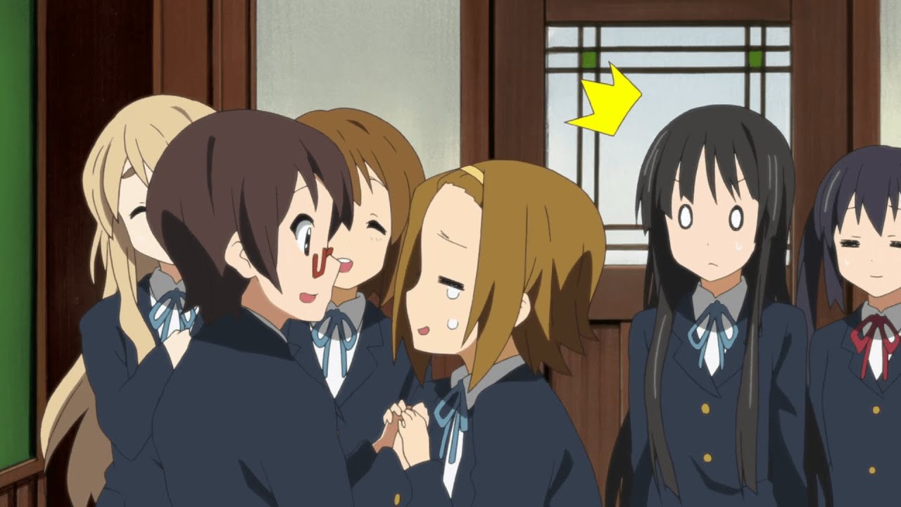 Ritsu finds a partner for Mio 【K-ON!】 - YouTube