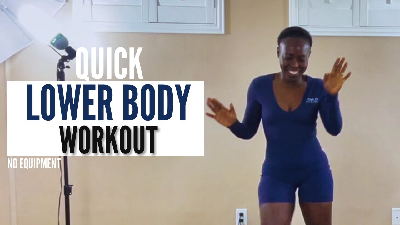 Beginner Friendly Lower Body Workout That's Less Than 20 Minutes 👍🏿 ...