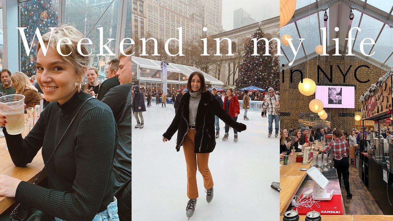 NYC Weekend in my Life | Tik Tok, Ice Skating & Mariah Carey Concert ...