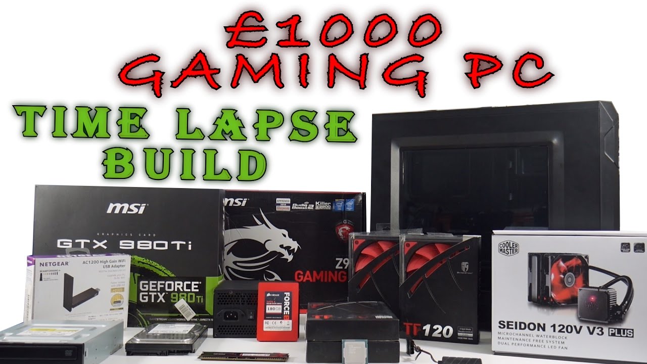 £1000 Ultimate Gaming PC - Time Lapse Build - YouTube