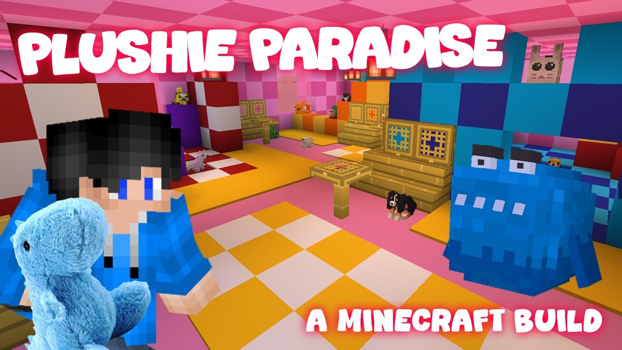 I Built a Minecraft Plush Toy Fun House with the Plushables Mod - YouTube