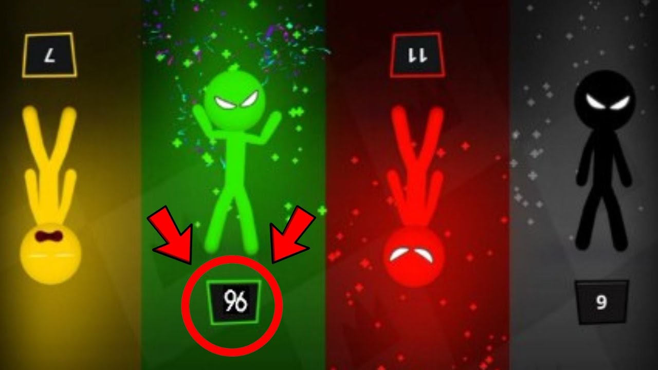 Stickman Party Minigames Part 136 | What Color is Best - YouTube