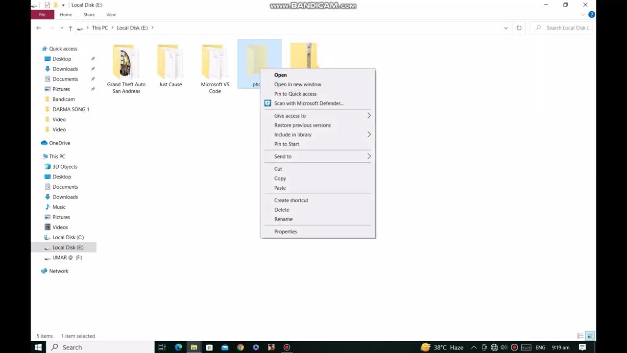 How To Open Hiden Folder In Window 10 Youtube