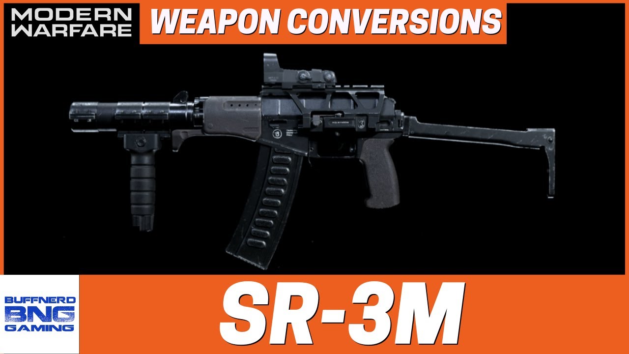 SR-3M Weapon Conversion - Call Of Duty Modern Warfare - YouTube