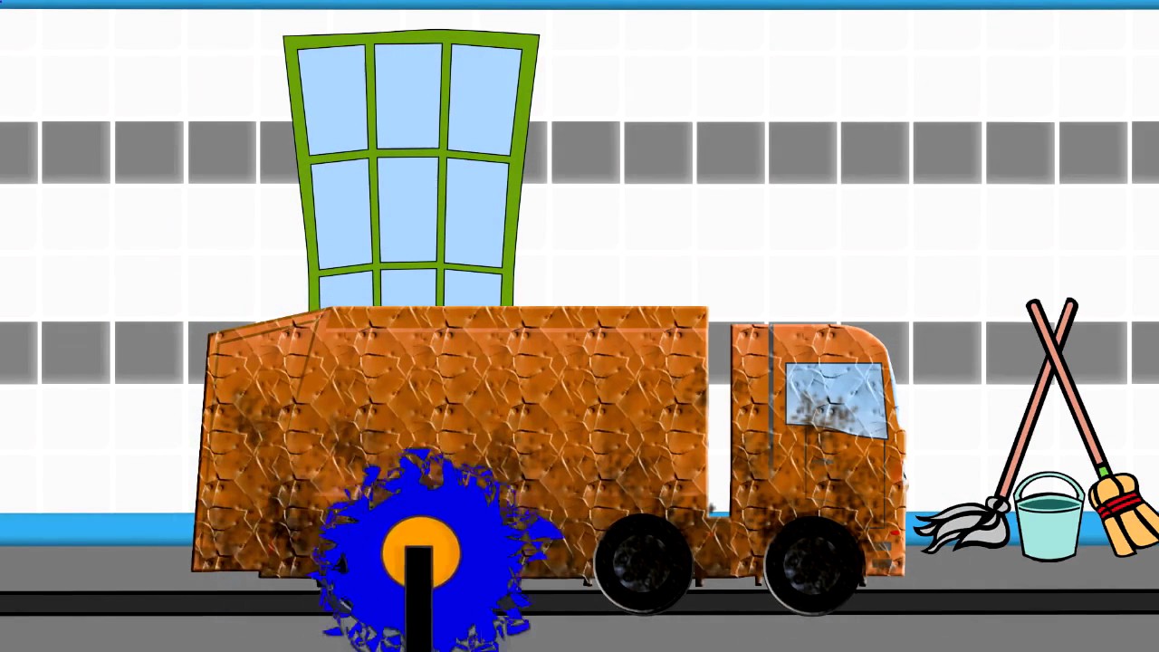 Car Wash And Garbage Truck Car Wash For Kids - YouTube