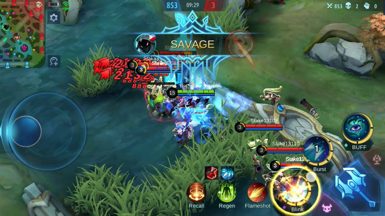 MOBILE LEGENDS SAVAGE IN PRACTICE CUSTOM - YouTube