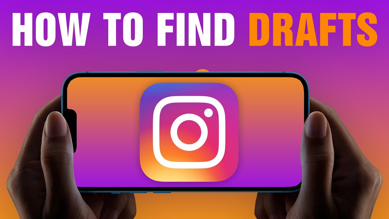 How To Find Drafts on Instagram - YouTube