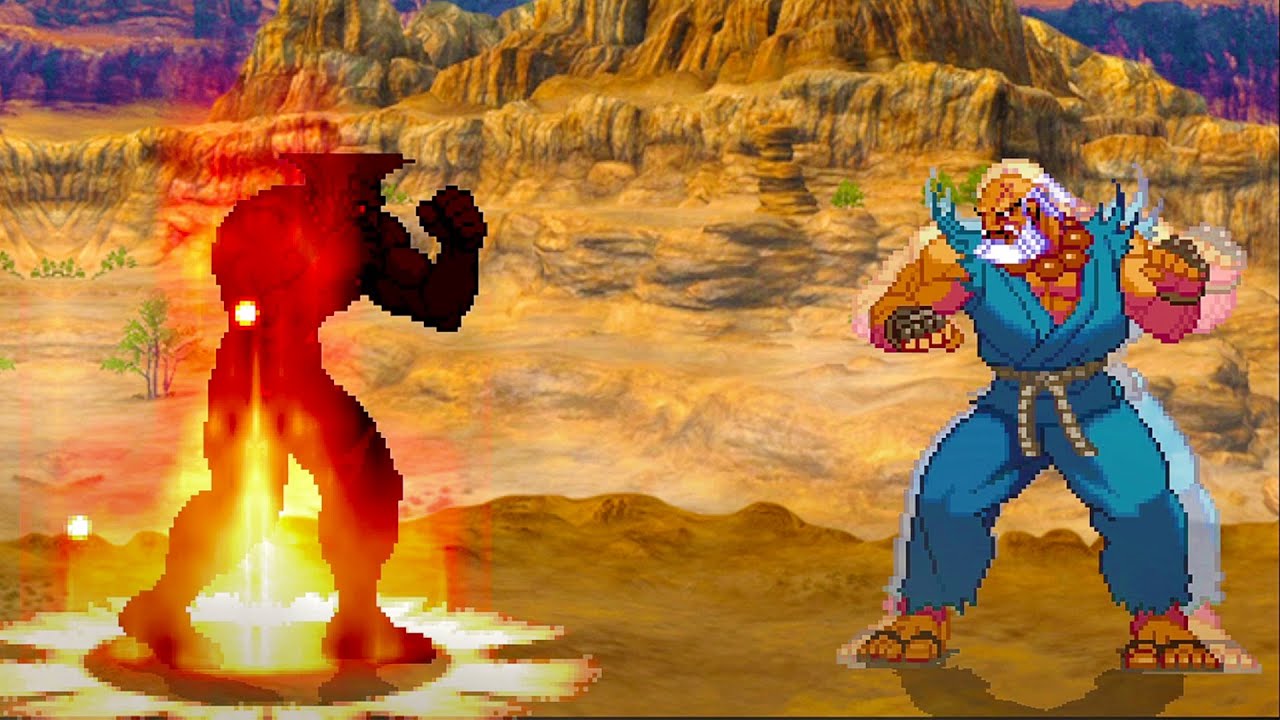SHIN GOUKEN vs EVIL GUILE Ultimate HYPER LEVEL INSANE EPIC FIGHT! - YouTube