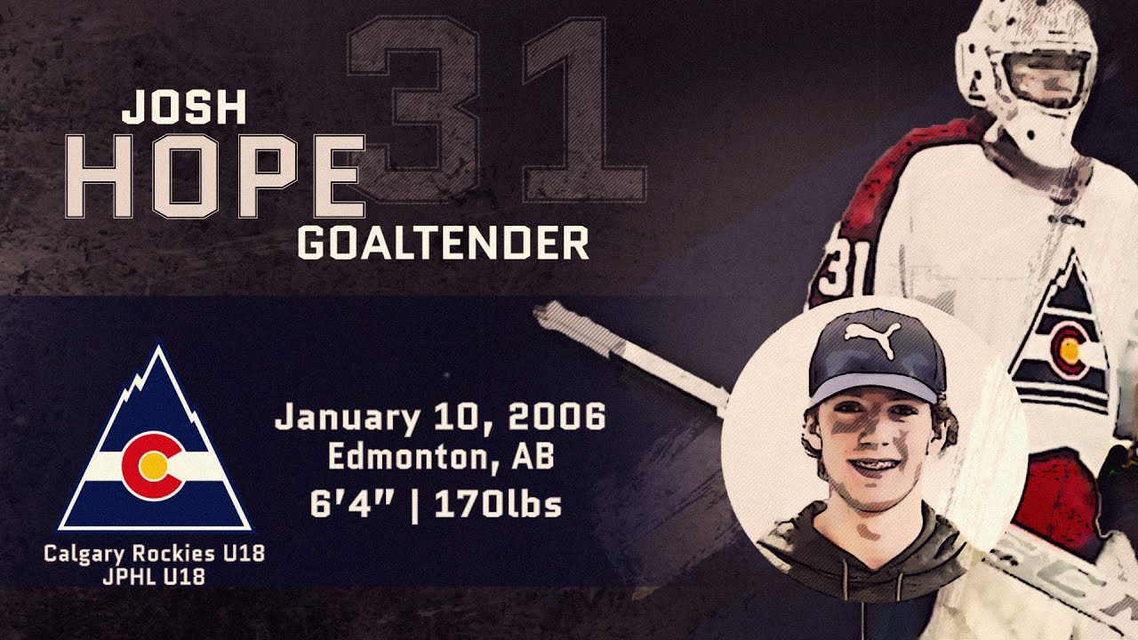 Josh Hope | 2022-23 Highlights | 2006 Calgary Rockies U18 Goaltender ...