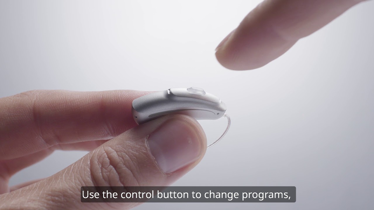 How to Use The Control Button on Your Hearing Aid - YouTube