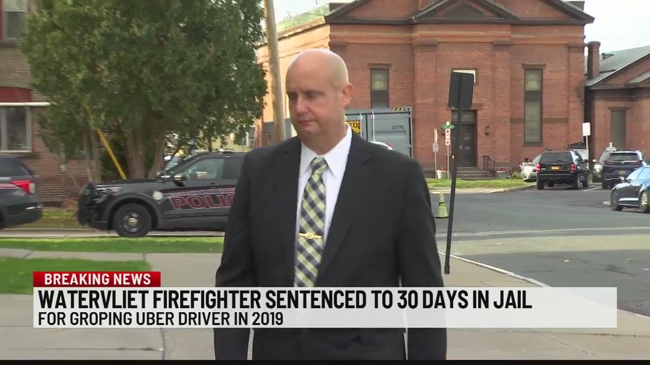 Watervliet firefighter sentenced to 30 days in jail - YouTube