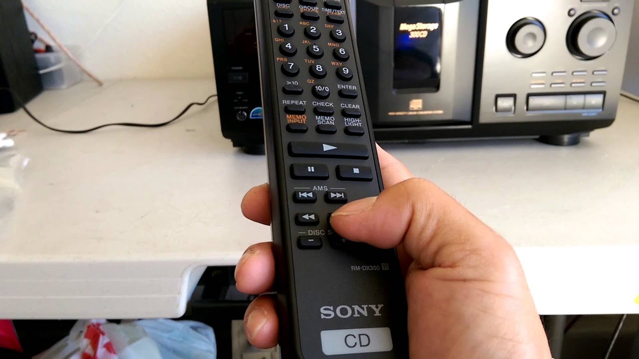 Vintage Sony CDP-CX355 300 Disc Multi CD Changer/Player Jukebox Demo ...