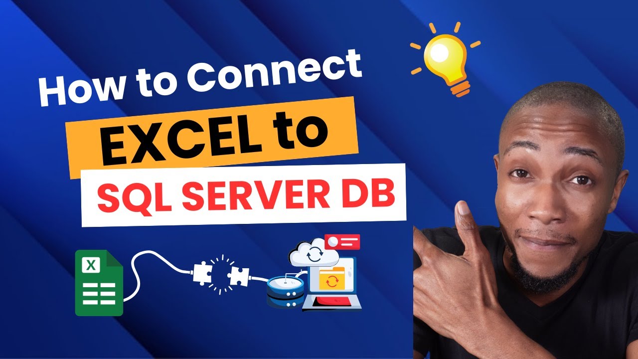 How to Connect Excel to SQL Server Database - YouTube