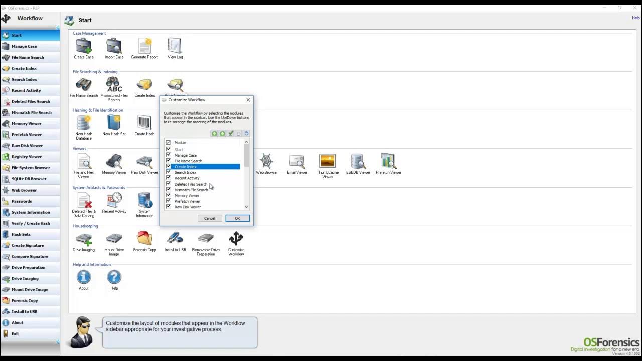 OSForensics Demonstration - Using the Workflow - YouTube