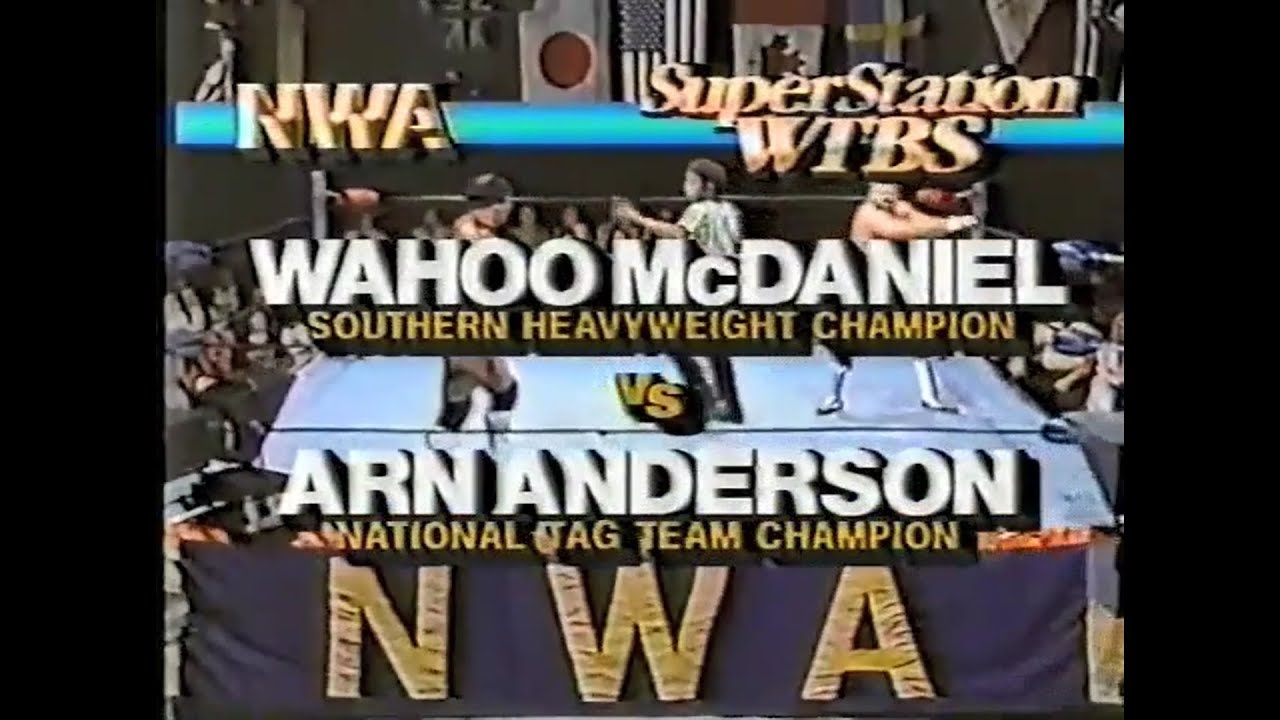 Southern Title Wahoo McDaniel vs Arn Anderson Saturday Night Oct 26th ...