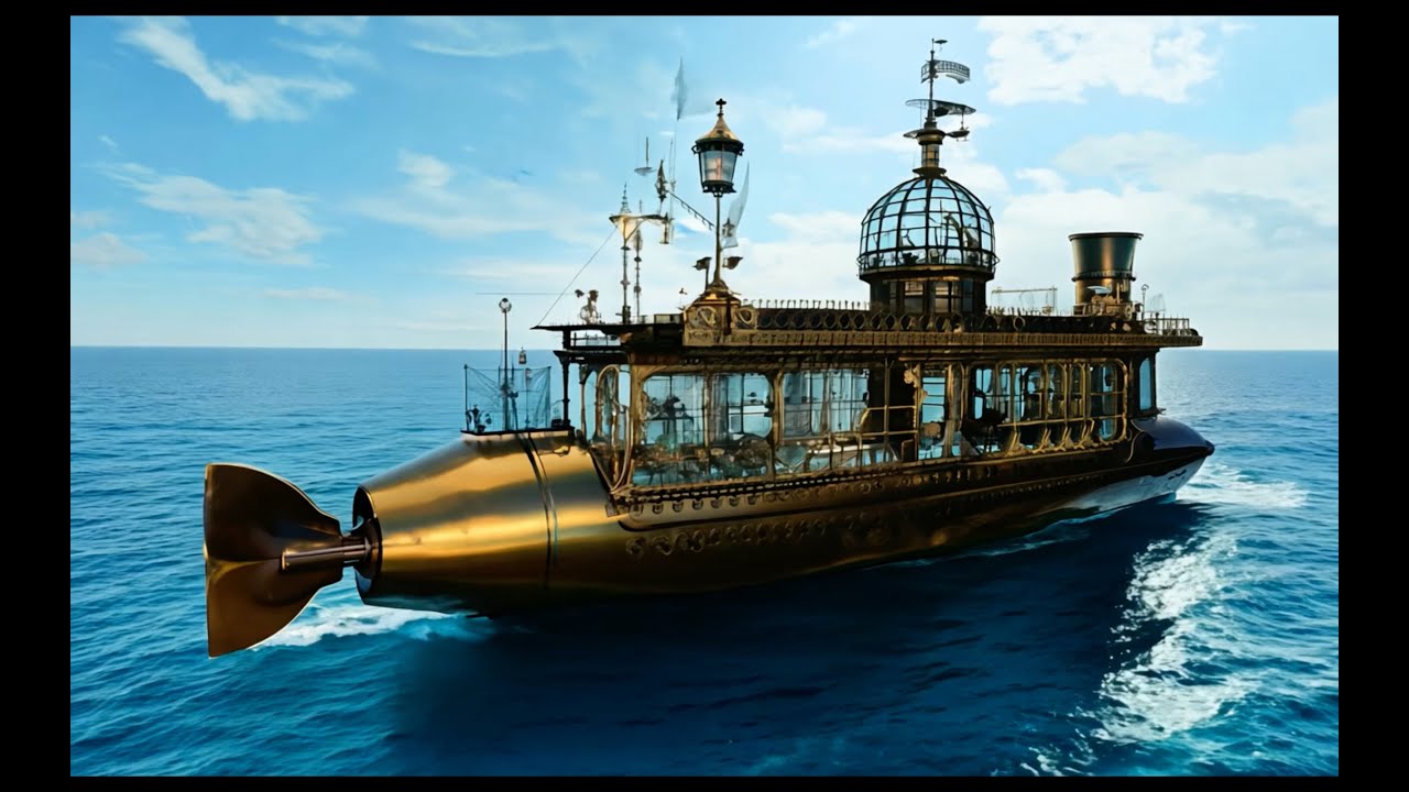 Steampunk Submarines 1 Ai Full-Motion Videos! (C Major Prelude - Bach ...
