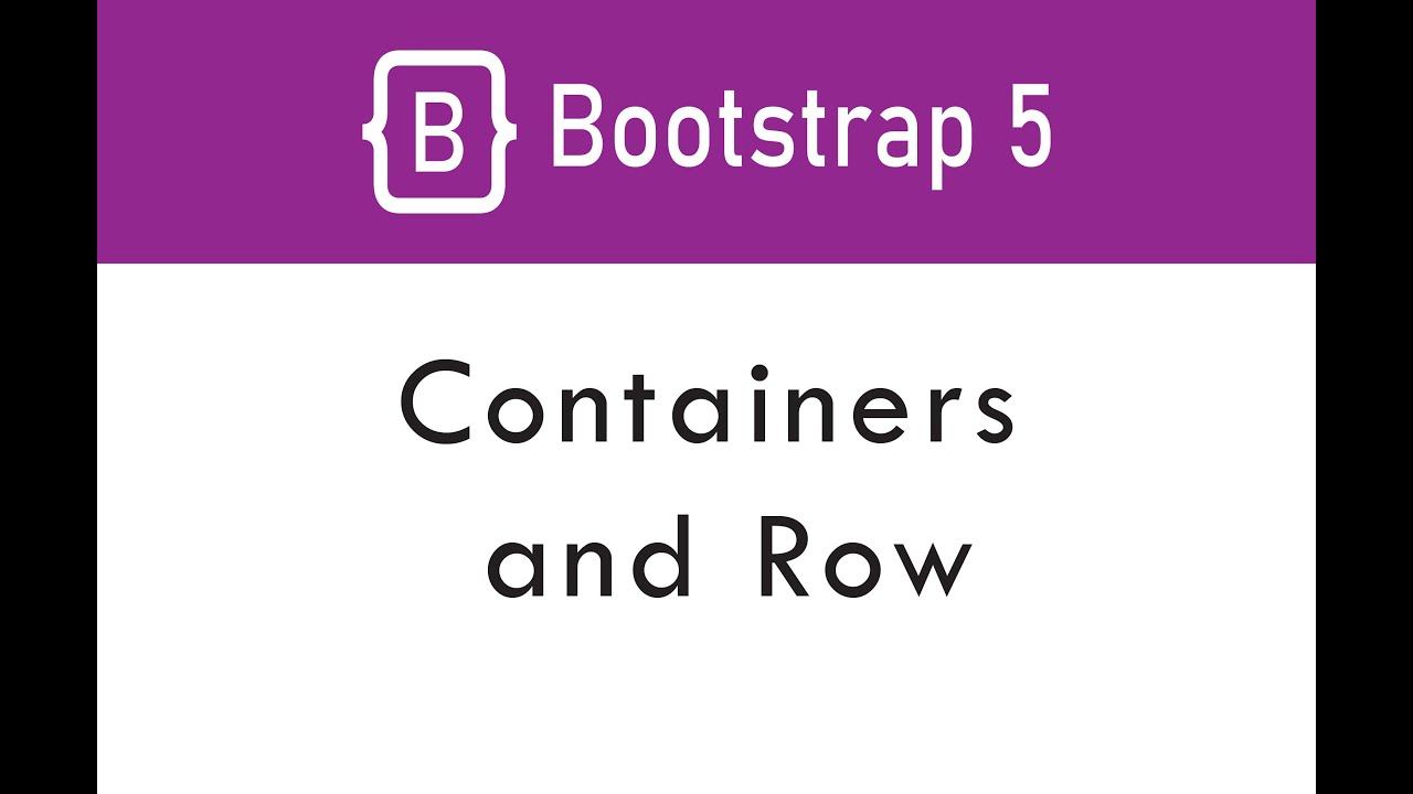 Container and Row in Urdu/Hindi - YouTube